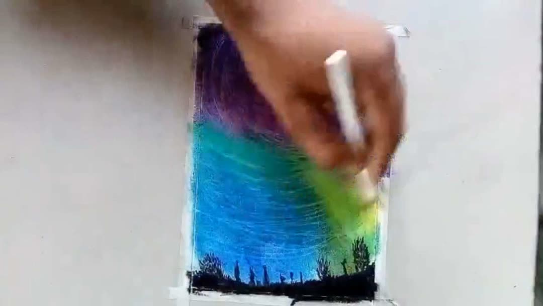 儿童早教画画这张画画的太美了,漂亮!儿童画画视频教程