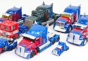 不同型号汽车卡车擎天柱机器人模型玩具