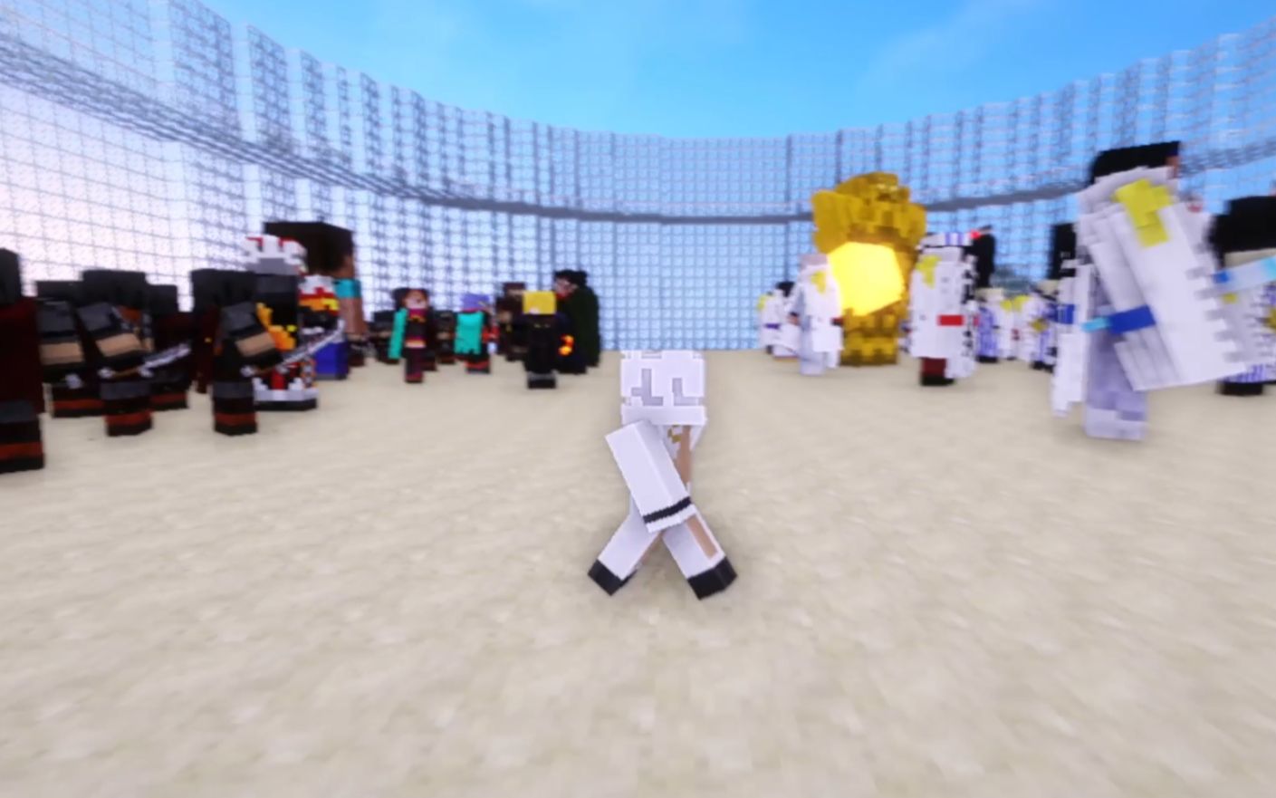 [我的世界]海贼王服务器-革命军vs海军 不愧是能推翻世界政府的力量!