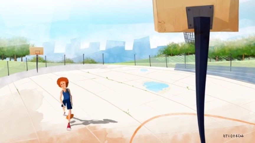 #Photoshop ps动画#投篮