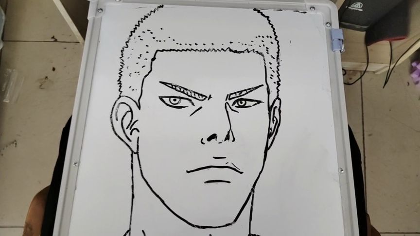 日常画一个樱木花道