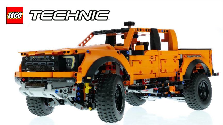 乐高积木:科技机械组系列42126福特猛禽F-150皮卡套装模型拼插