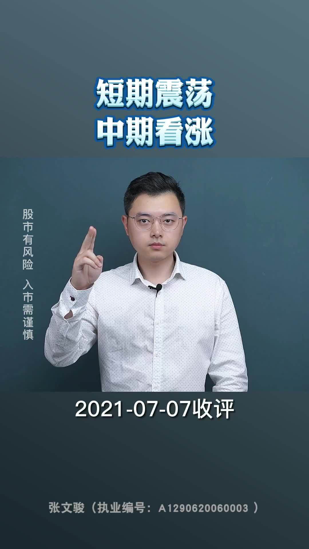 ...短期震荡,中期看Z!财经 收评 投资