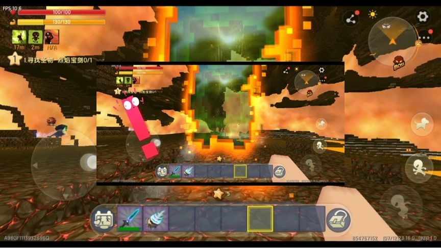 迷你世界更新后的残存地狱门,只是想让刚玩的新手看一看