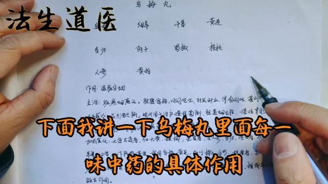 胆道蛔虫,来看下老祖宗流传方剂乌梅丸