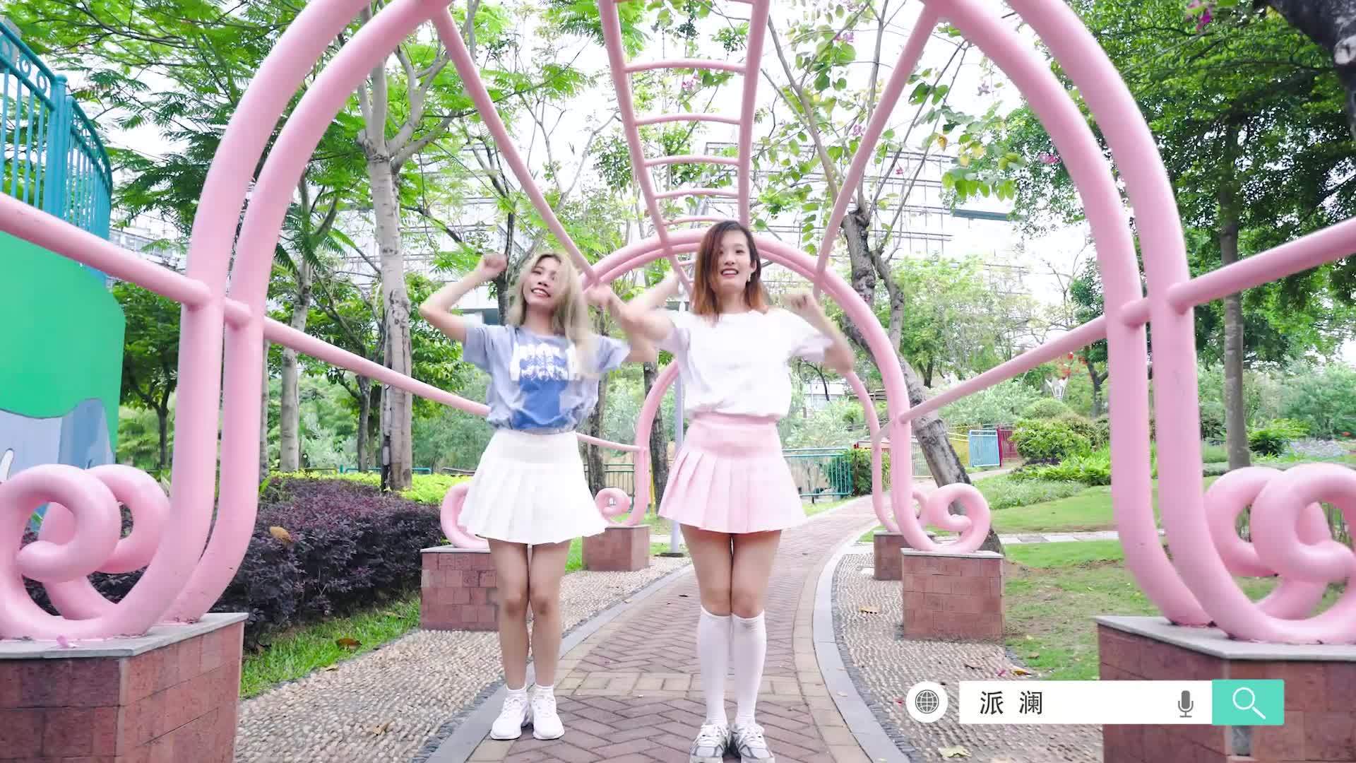 元气少女甜甜翻跳舞蹈《yesok》,青春洋溢活力满满