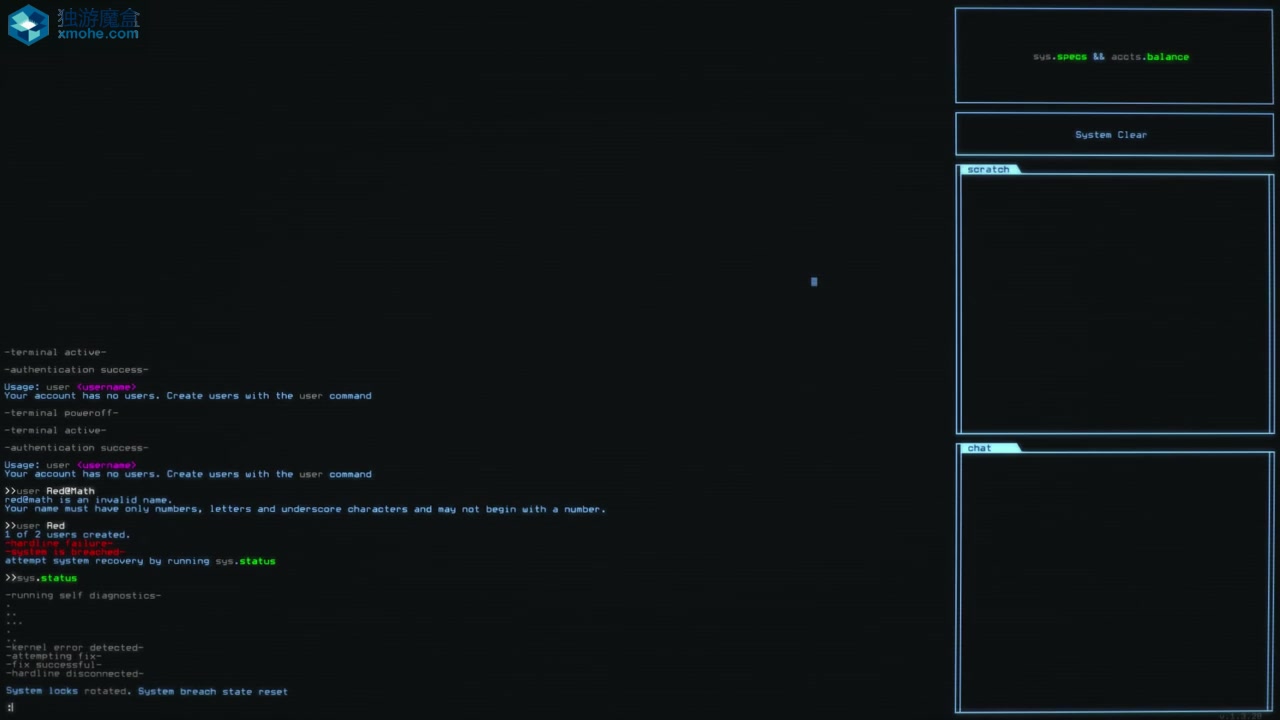 《Hackmud》是一款以黑客为题材的模拟类游戏-独游魔盒