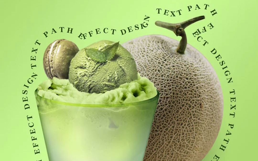 ps路径文字效果,你还在用钢笔工具做吗?