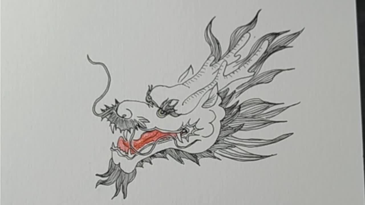 长方体来画龙头,一学就会!