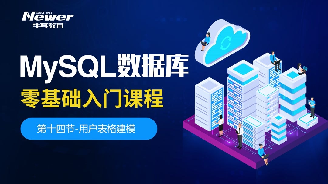 MySQL数据库零基础-第十四节(用户表格建模)