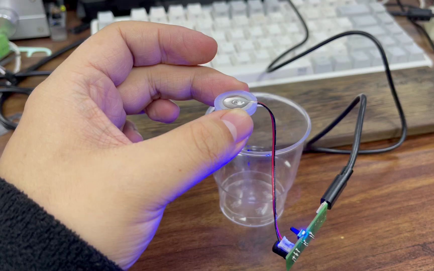 成功啦!医疗雾化片,可用于疫苗的雾化。0.8微米微孔!