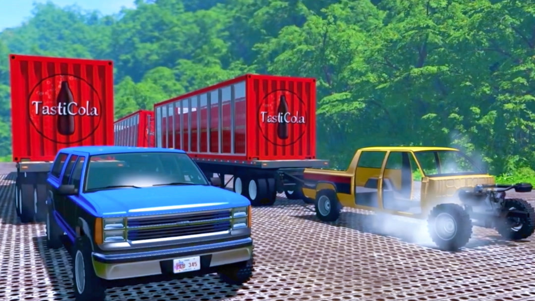 汽车快速驾驶模拟器游戏,卡车碰撞测试动漫