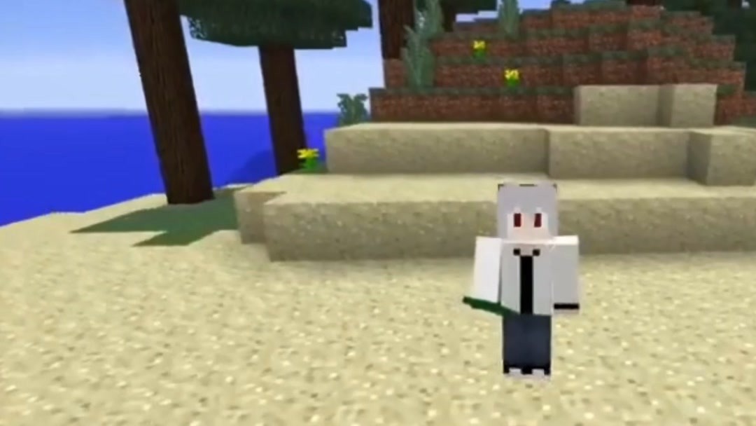 我的世界:一招冰封万里,巨型战舰一半全被冻上了!