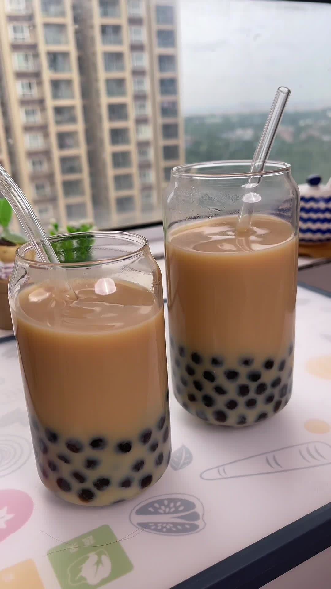 原来自己在家做珍珠奶茶这么简单,学会再也不用去外面吃了