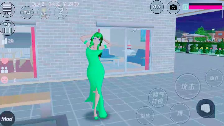 樱花校园模拟器:粉丝宝宝要求的粉色二层别墅ߏ�,希望喜欢