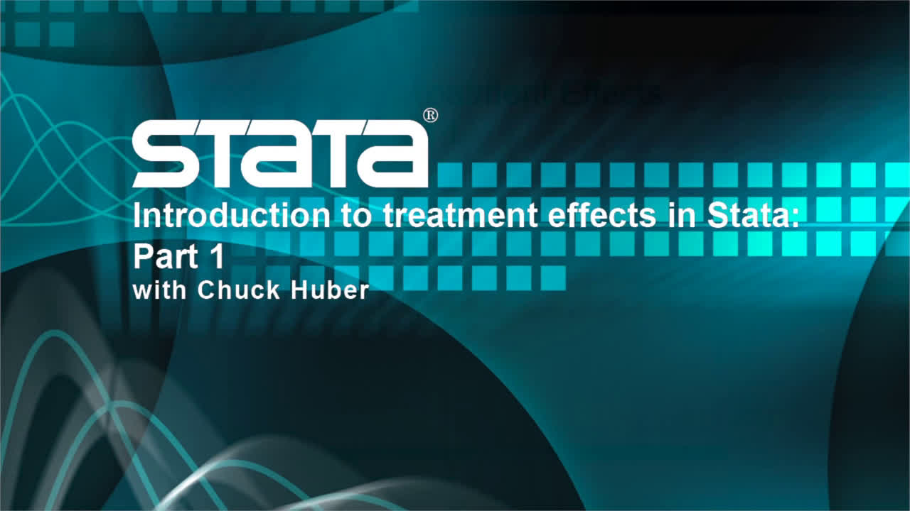 Introduction to treatment effects in Stata
