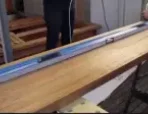 简约实木床制作过程 吸引我的是他的木工工具