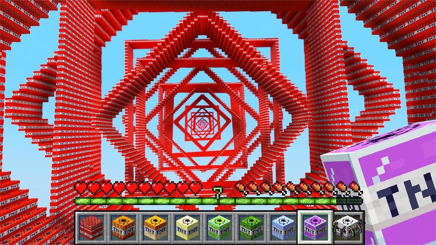 魔哒我的世界幸运TNT模组介绍,随便放一个村庄就炸没了