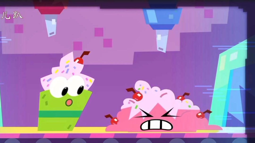 奥姆的游戏动画世界:你们猜这个冰淇淋是怎么做出来的?