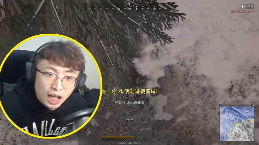 竞技游戏:绝地求生,轻松玩死对手的左右大法?被外国主播抢鸡