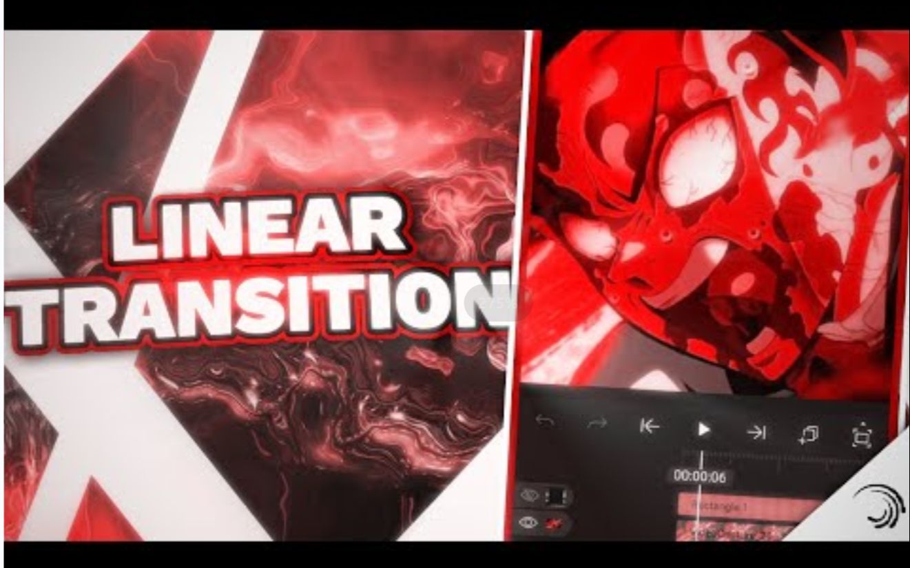 AM教程-如何制作一个线性过渡转场(AlightMotion)