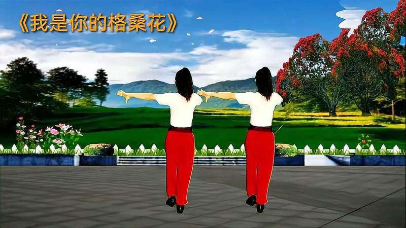 广场舞背面《我是你的格桑花》