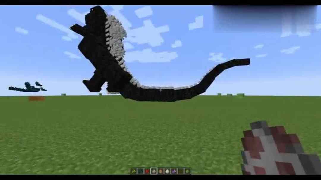 暮色森林BOSS与哥斯拉对战到底谁才能获胜呢我的世界模组秀98