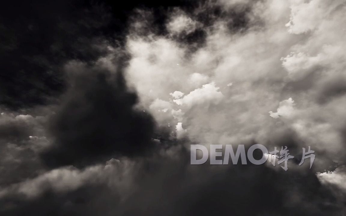 b232 震撼乌云翻滚云层波涛汹涌云朵变化时间流逝实拍暴风雨雷雨...