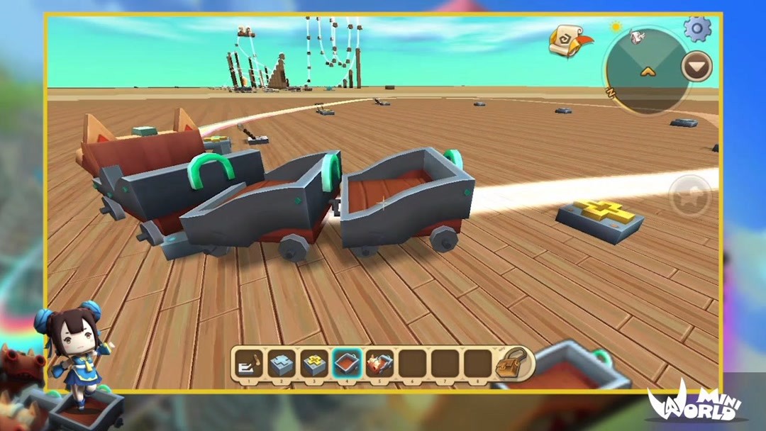 迷你世界-教你如何建造小火车 自娱自乐