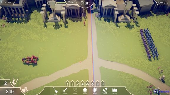 全面战争模拟器:排成一排真好看!