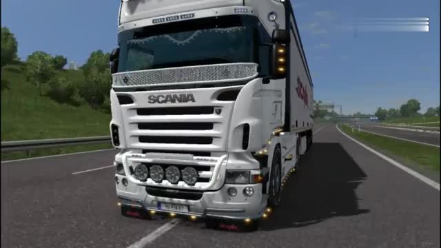 欧洲卡车模拟2:豪车大卡车系列!