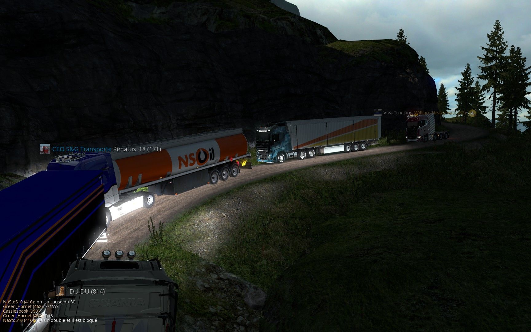 【欧洲卡车模拟2联机】#2 《5倍速暴躁键盘司机》promods 挪威 希尔...