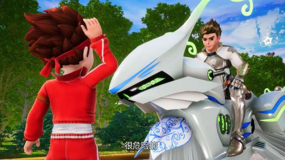 皮皮真无奈啊,差点被撞了,这也太好玩了吧