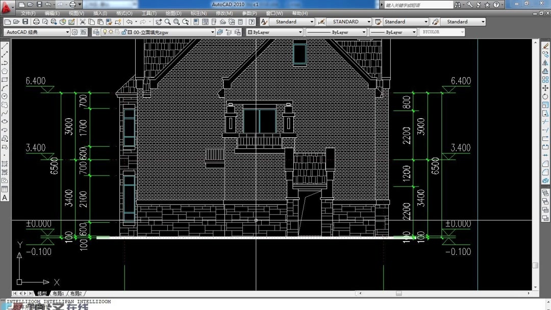 第08课:别墅日景_墙体建模e