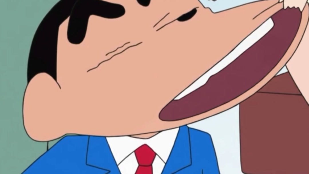 蜡笔小新:小新一家人去照全家福,表情僵硬,费了好大功夫