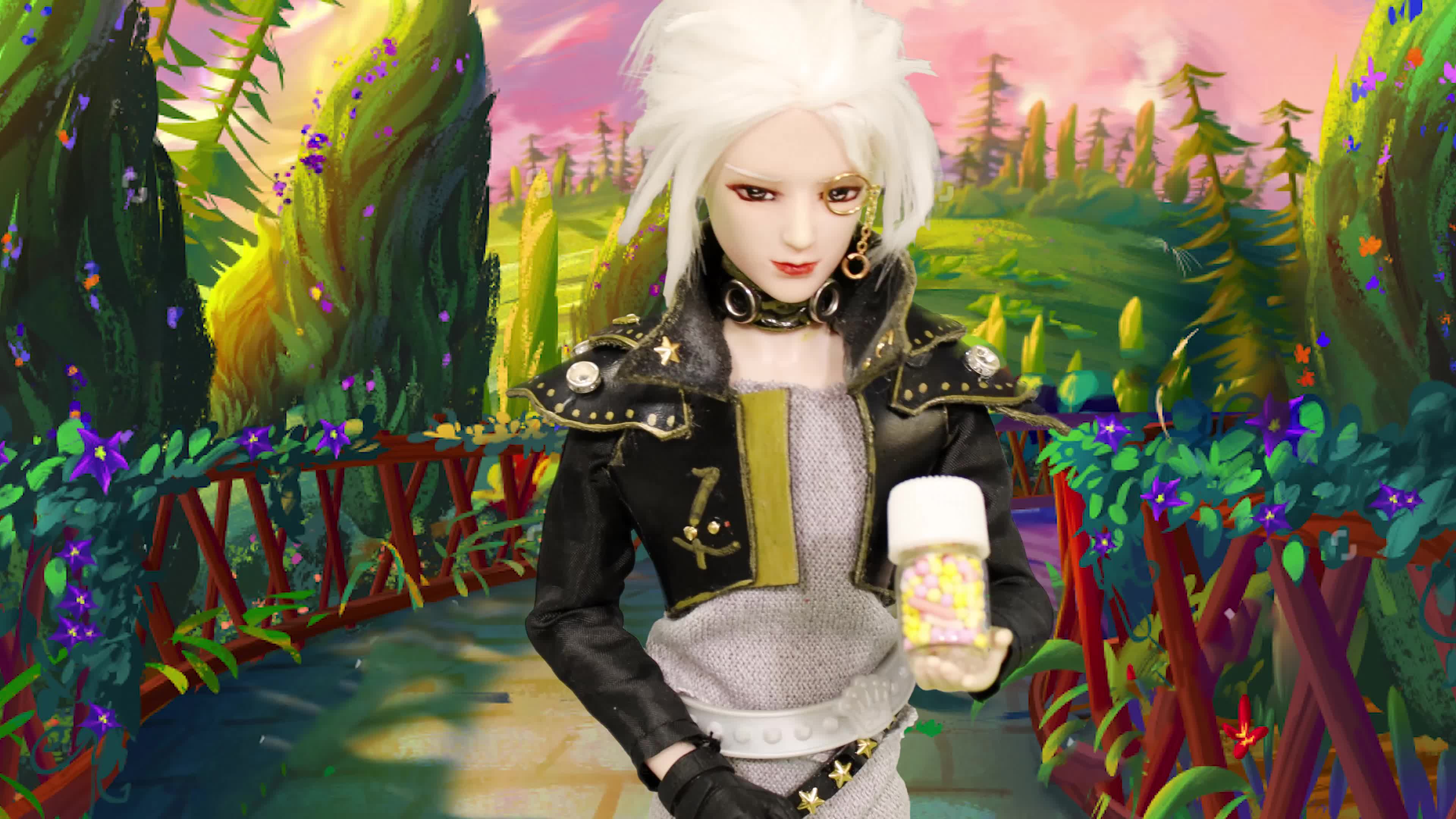 叶罗丽故事剧场 庞尊送白光莹糖果被拒绝