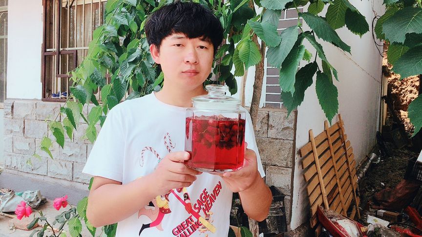 桑葚泡酒养生效果好,不用洗,不加冰糖,做法简单易学