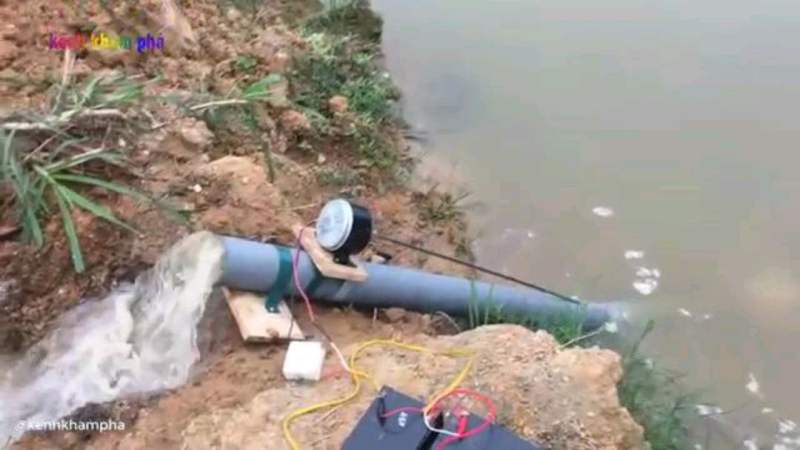 用pvc管制作抽水机