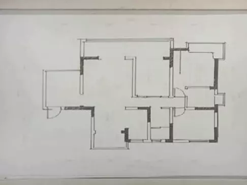 手绘平面图线稿技法2,室内手绘线稿技法,室内手绘平面图,手绘平面图...