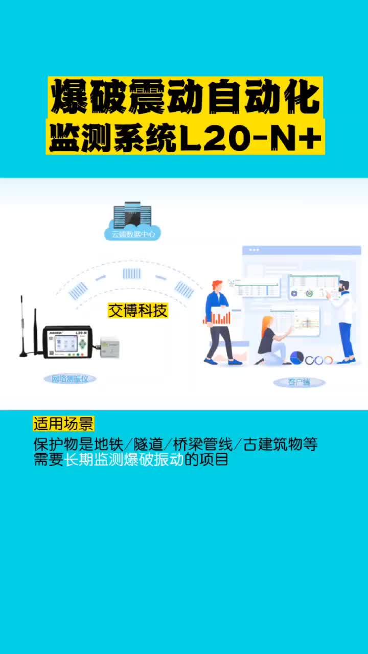 爆破自动化监测系统L20-N+,交博爆破测振仪爆破监测系统