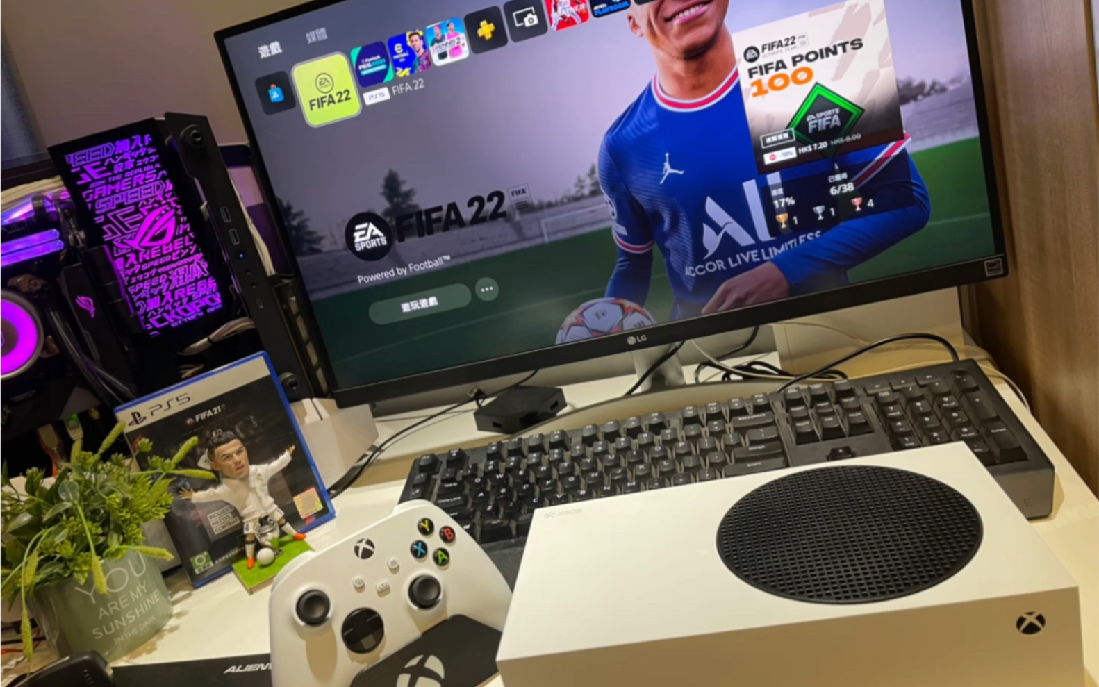 ...平台,那么对于pc玩家转主机平台,性价比XBOX SERIER S应该是最高。