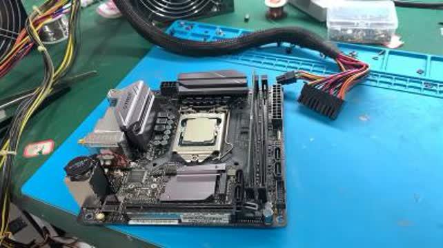 维修网友寄来的一张华硕主板,故障不大,你忍一下