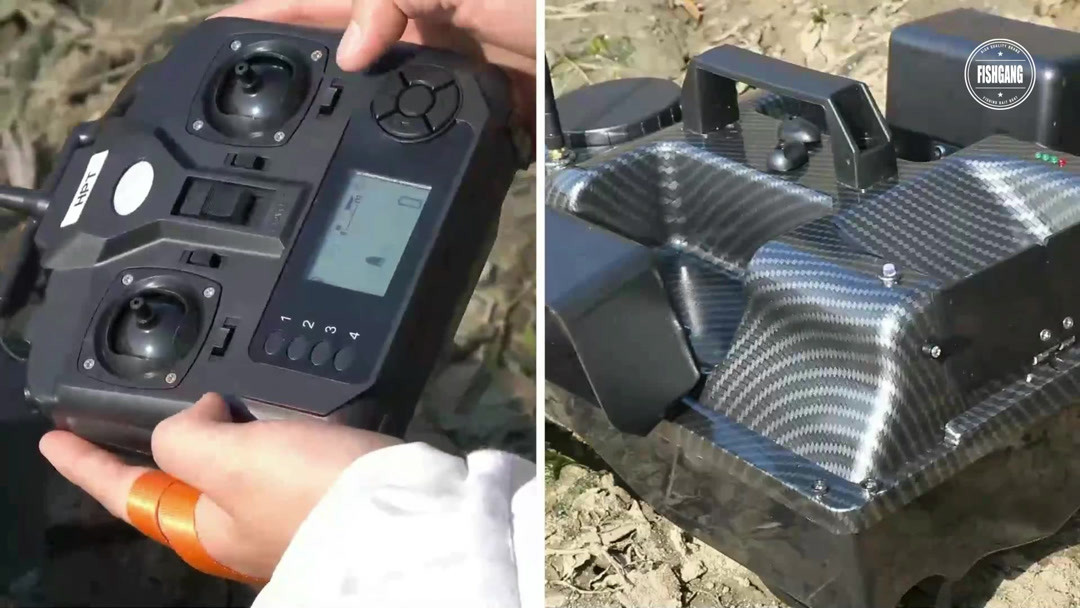 渔小将V18型GPS定位打窝船全面解说(二)——遥控器按键介绍