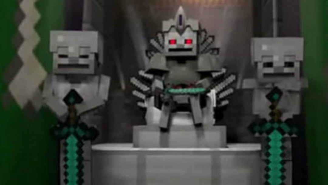 我的世界生存冒险模式下挑战骷髅