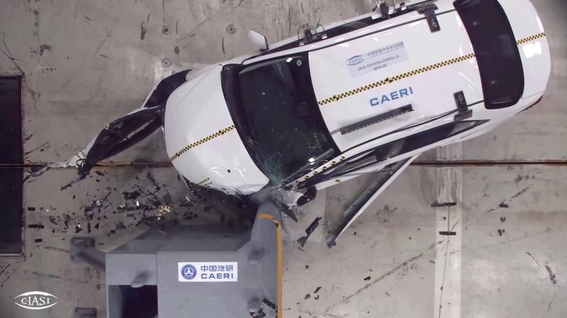 活动作品(转载)丰田卡罗拉中保研最新碰撞测试