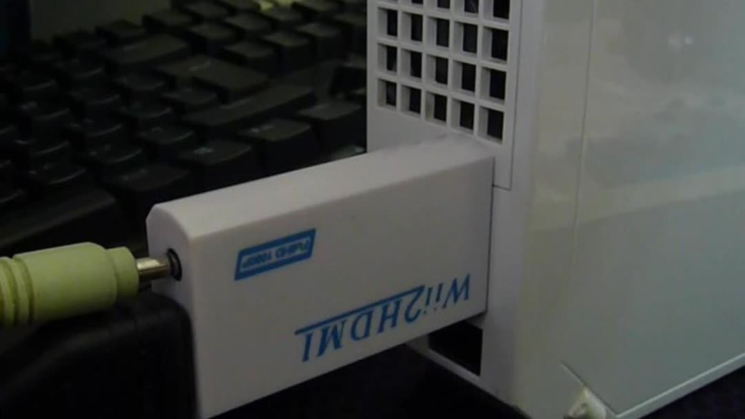 Wii也能用HDMI线_ 实测Wii2HDMI转接器