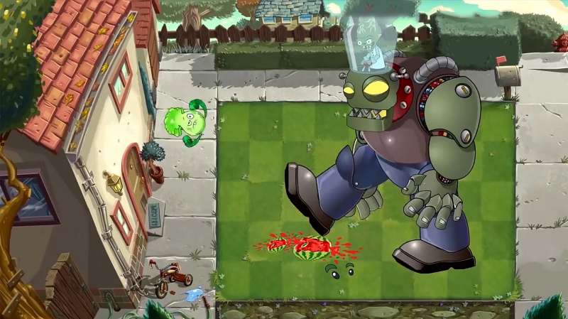 植物大战僵尸动画:僵尸博士的机器人太无解,植物完全防守不住!