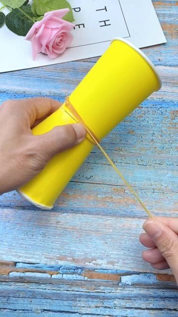 创意纸杯飞行器,简单又好玩,百分百能飞起来,快试试吧