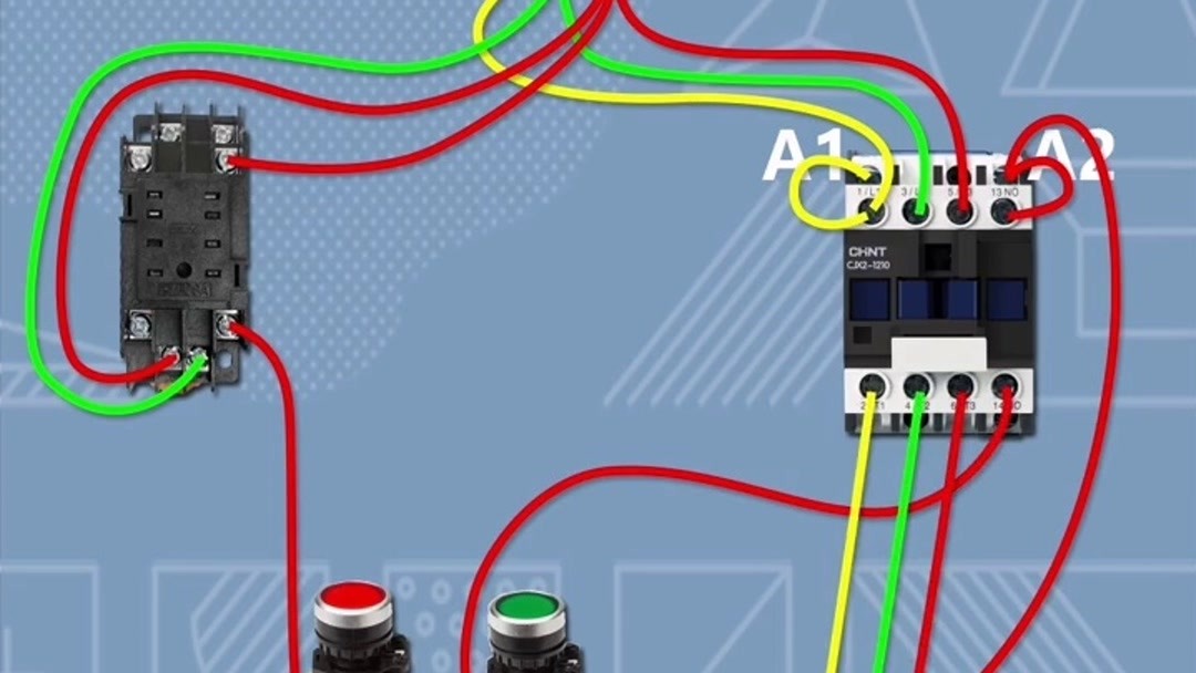 用中间继电器作为缺相保护装置的电路