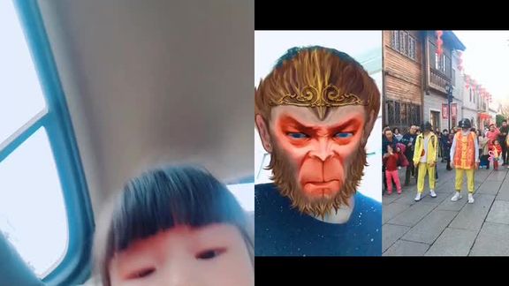 我和@海伦双子 一起合拍了视频